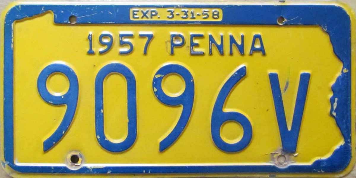 PA PLATES (Pennsylvania License Plates)